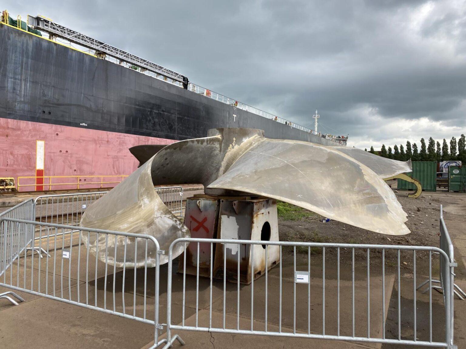 Major damage in way of propeller and rudder assembly - Evdemon & Partners