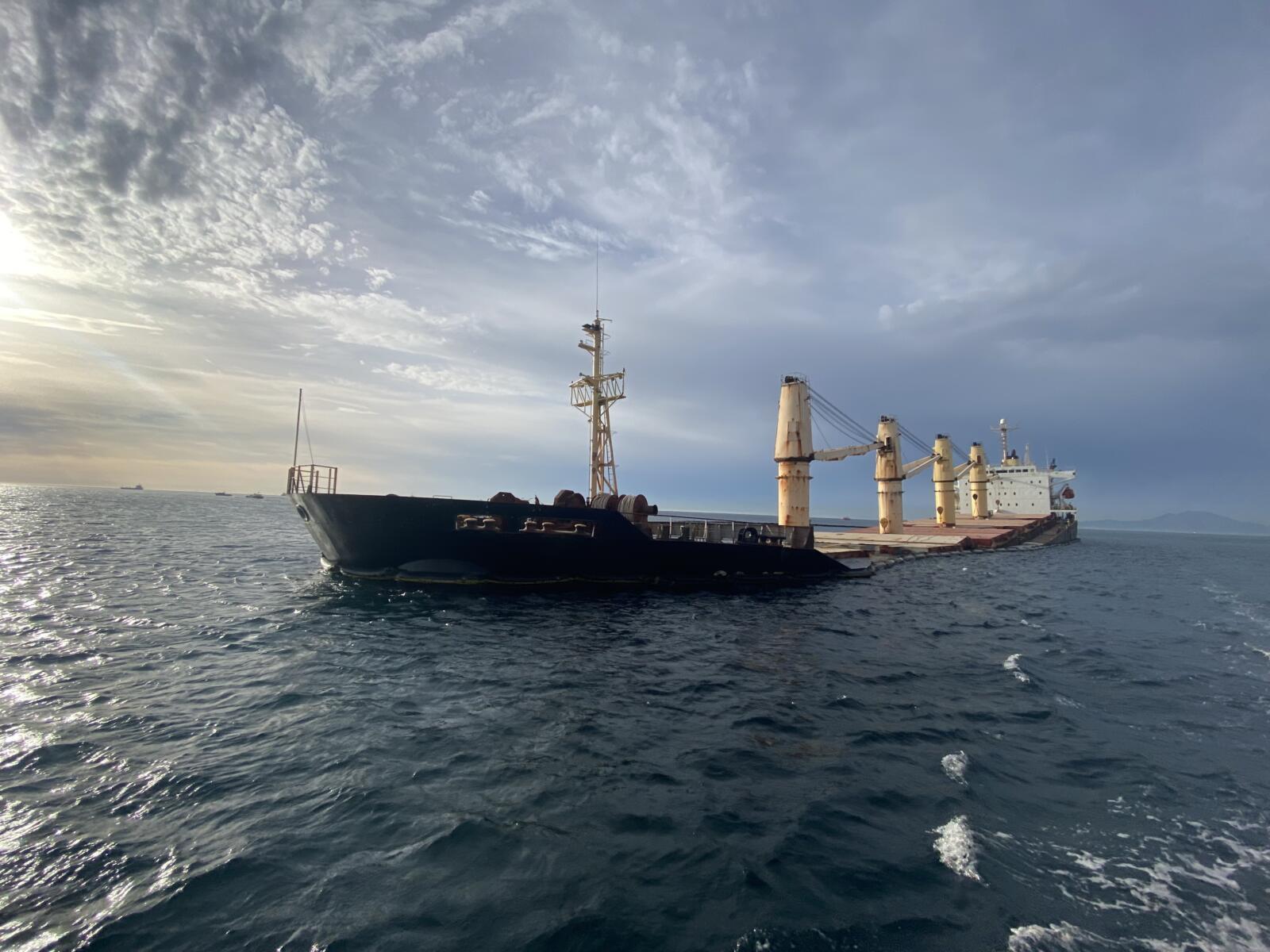 MAJOR COLLISION AND SUBSEQUENT BEACHING OF FULLY LADEN BULK CARRIER OFF ...